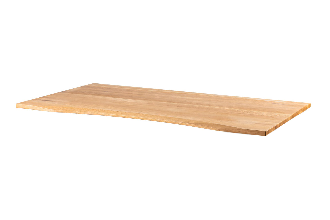 Wooden desk top (solid oak, cut to size) – ErgoHide