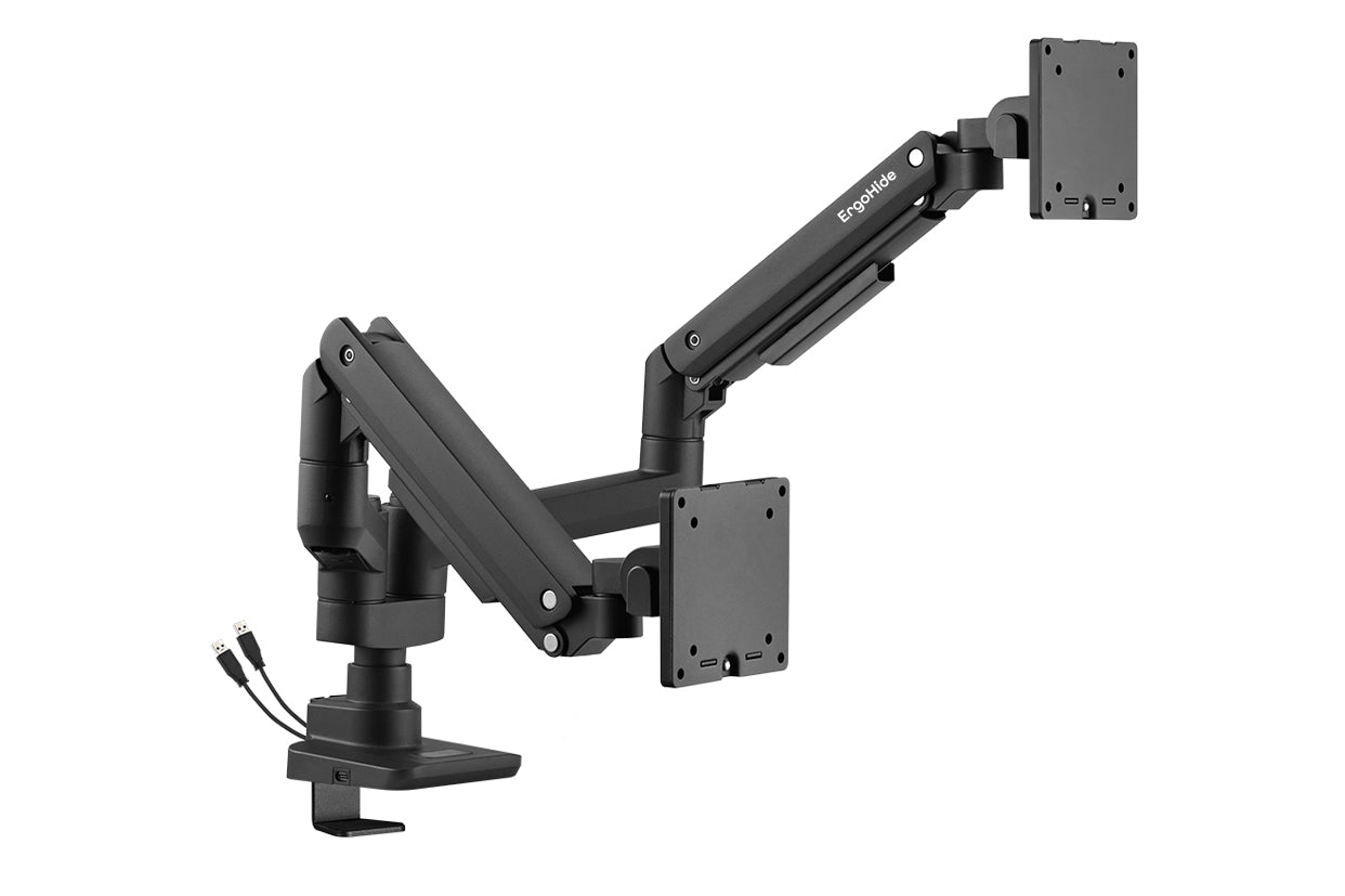 Dual Monitor Arm ErgoHide Dual Monitor Arm ErgoHide